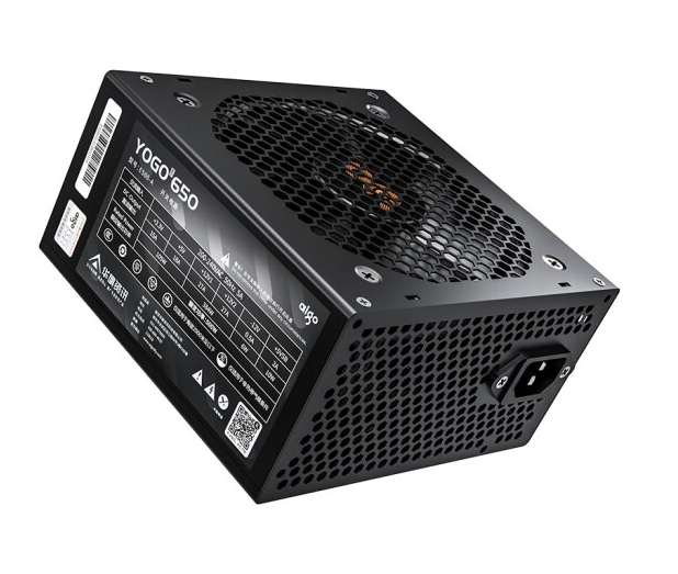 爱国者电源 YOGO 650 黑 工包 ( 额定500W) 显卡6+2p*2供电-千度IT