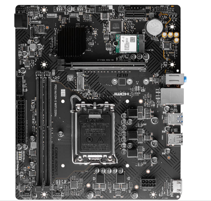 主板 微星PRO H610M-S WIFI DDR4-H610M-S DDR4-易来邦订货平台