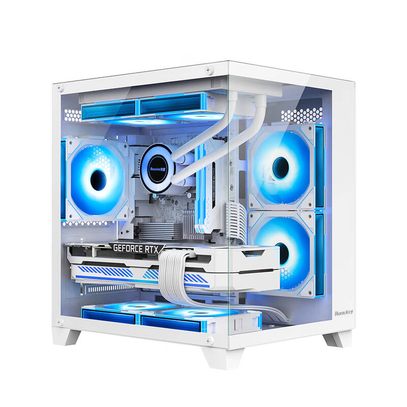 Huntkey 机箱 航嘉 S900 沙尘暴全景版（黑/白色）-易来邦订货平台